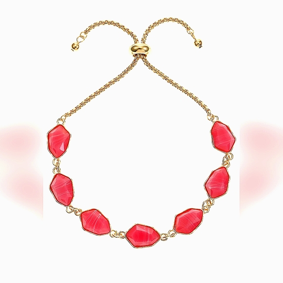 Style & Co. | Jewelry | Faceted Color Stone Link Slider Bracelet ...